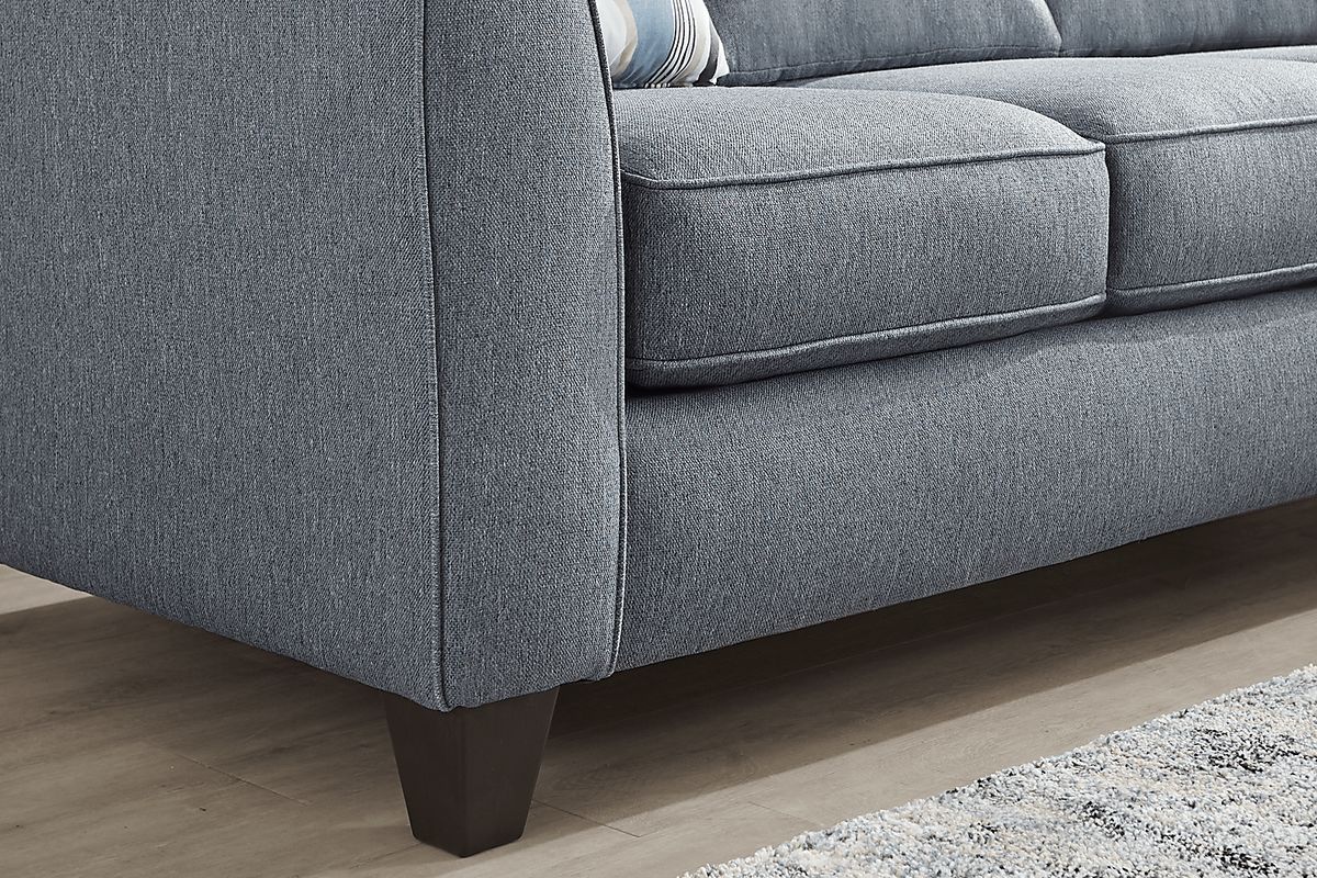 Marisol Bay Gray Woven Sofa | Rooms to Go
