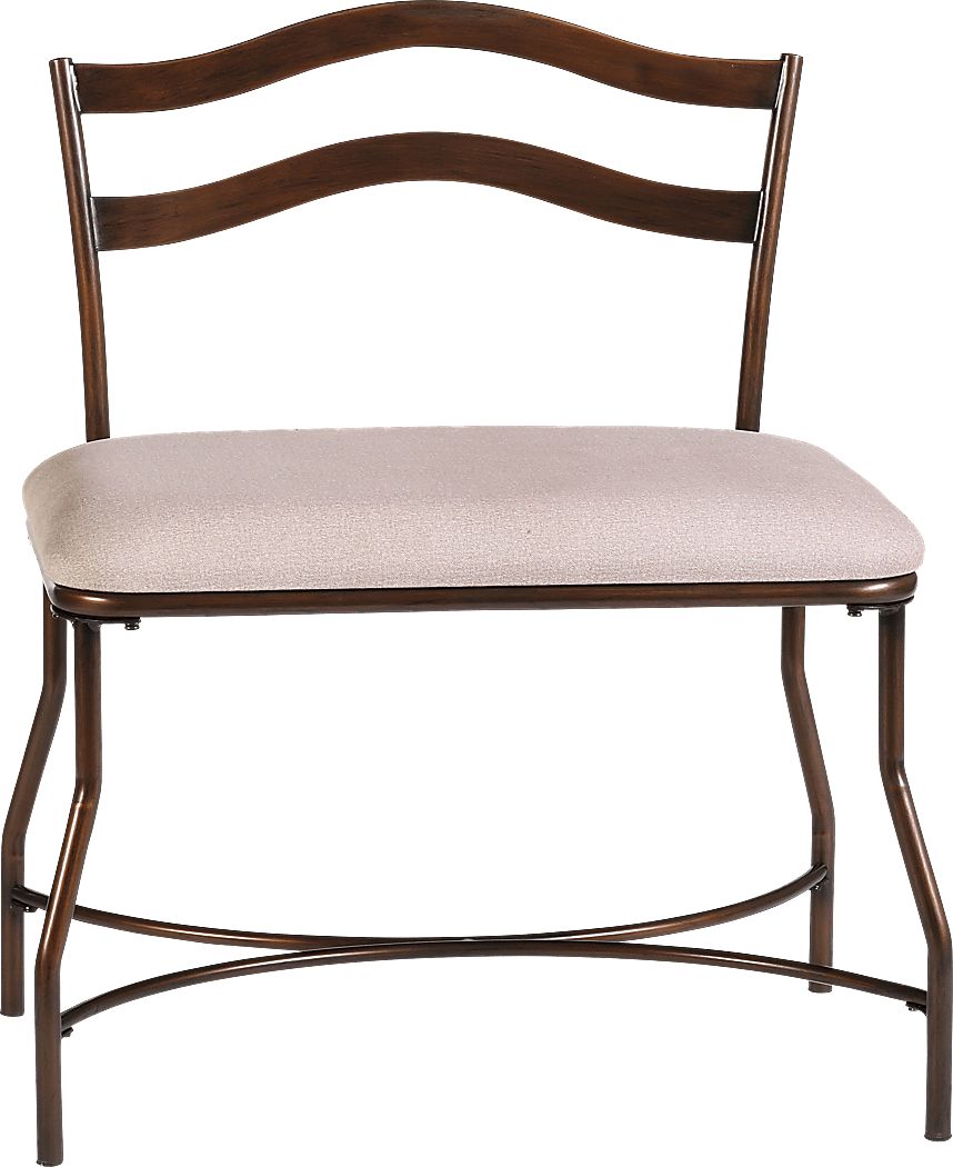 Marlene Ivory Vanity Bench - Rooms To Go