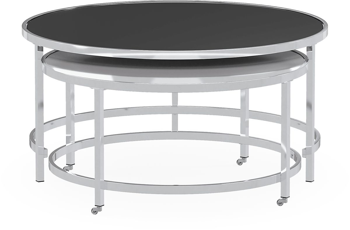 Marlow Heights 2 Pc Black Black,Colors Cocktail Table | Rooms to Go