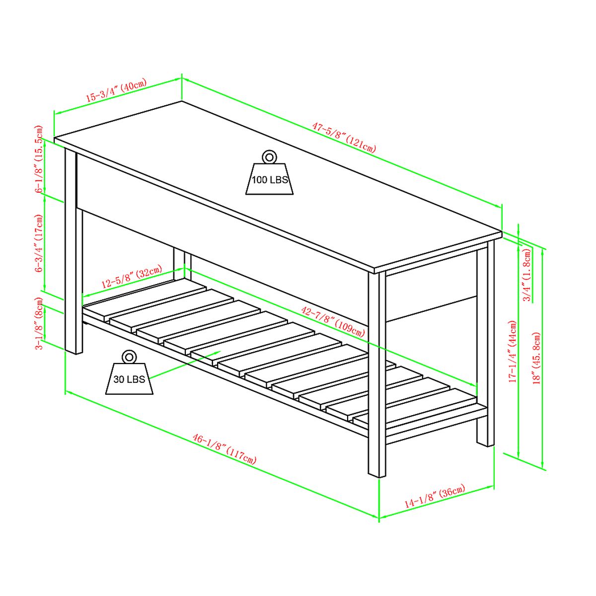 Marnock Walnut Dark Wood Bench | Rooms to Go