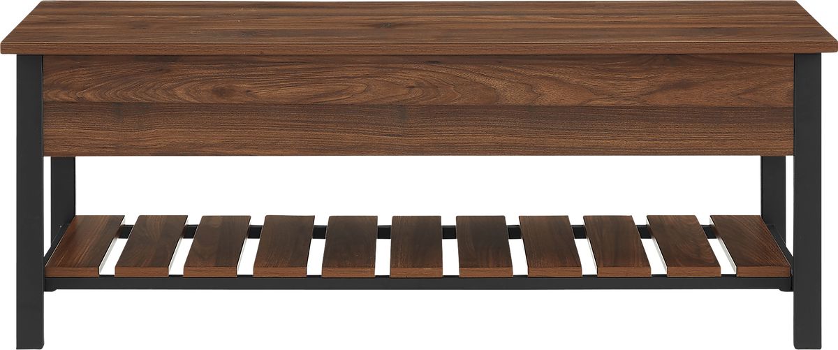Marnock Walnut Dark Wood Bench | Rooms to Go