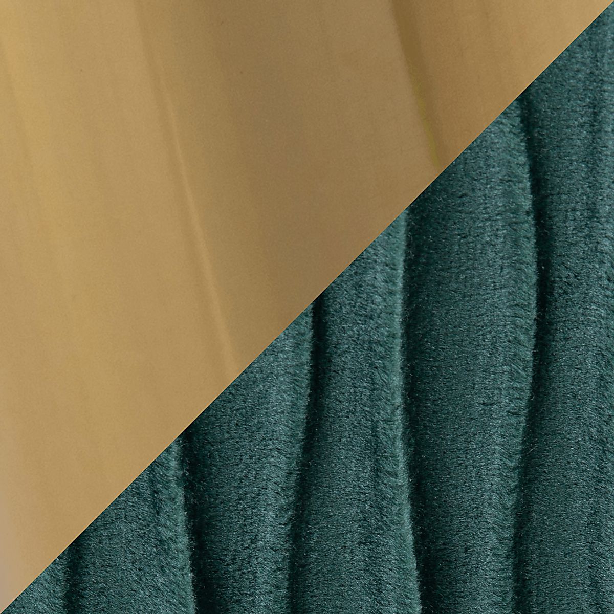 Marsanne IV Gold Colors,Metal Green Velvet Plush Counter Height Stool ...