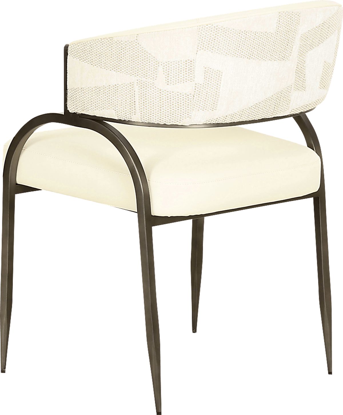 Marscoms II Cream Colors,Light Wood,White Beige Polyurethane Fabric Arm ...