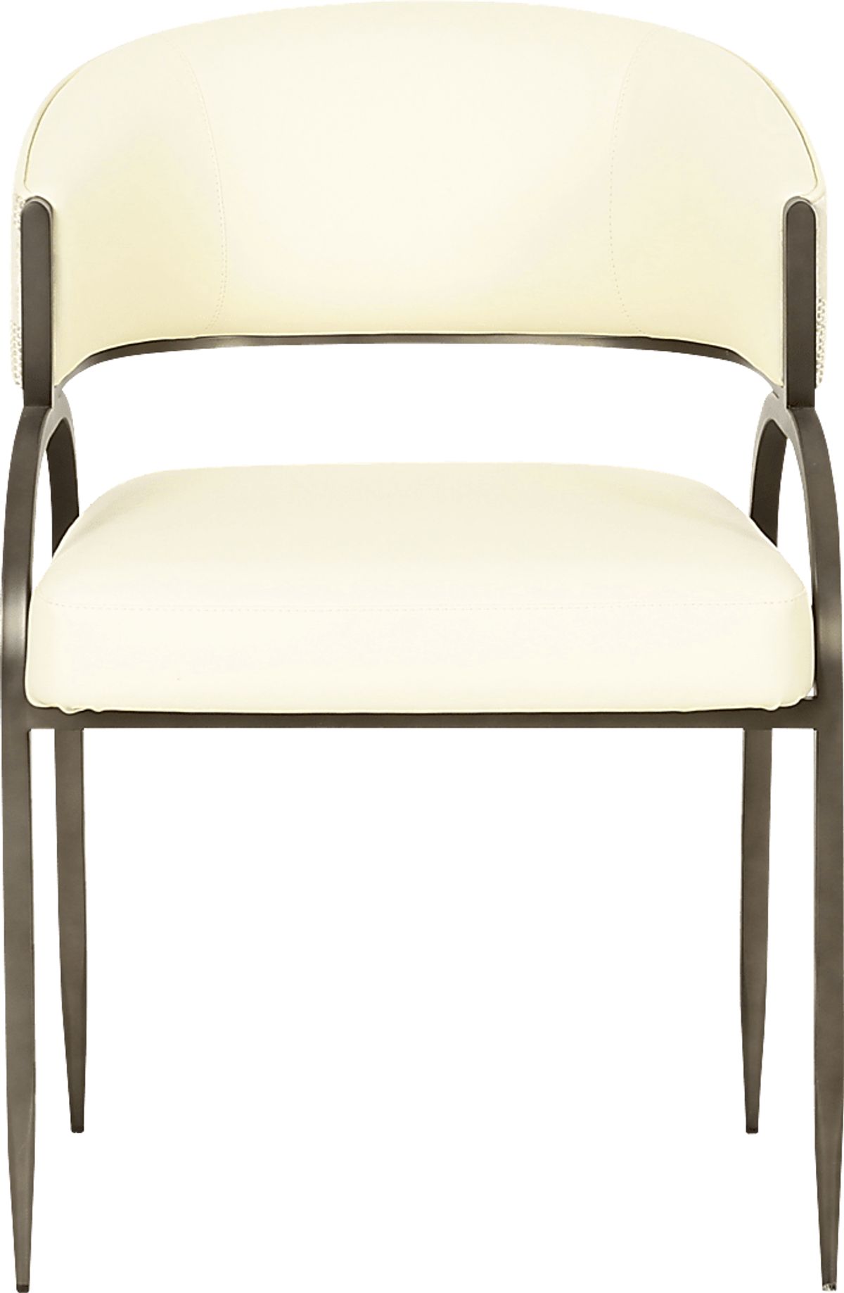 Marscoms II Cream Colors,Light Wood,White Beige Polyurethane Fabric Arm ...