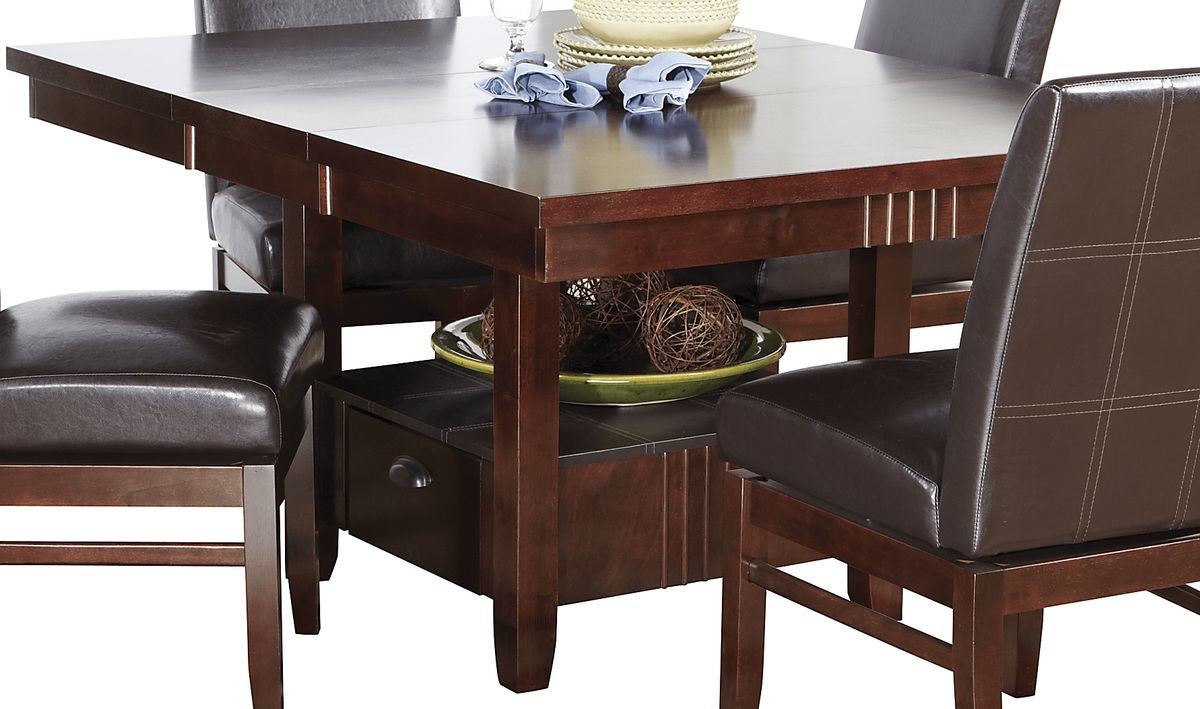 Marsden Chocolate Dining Table | Rooms to Go