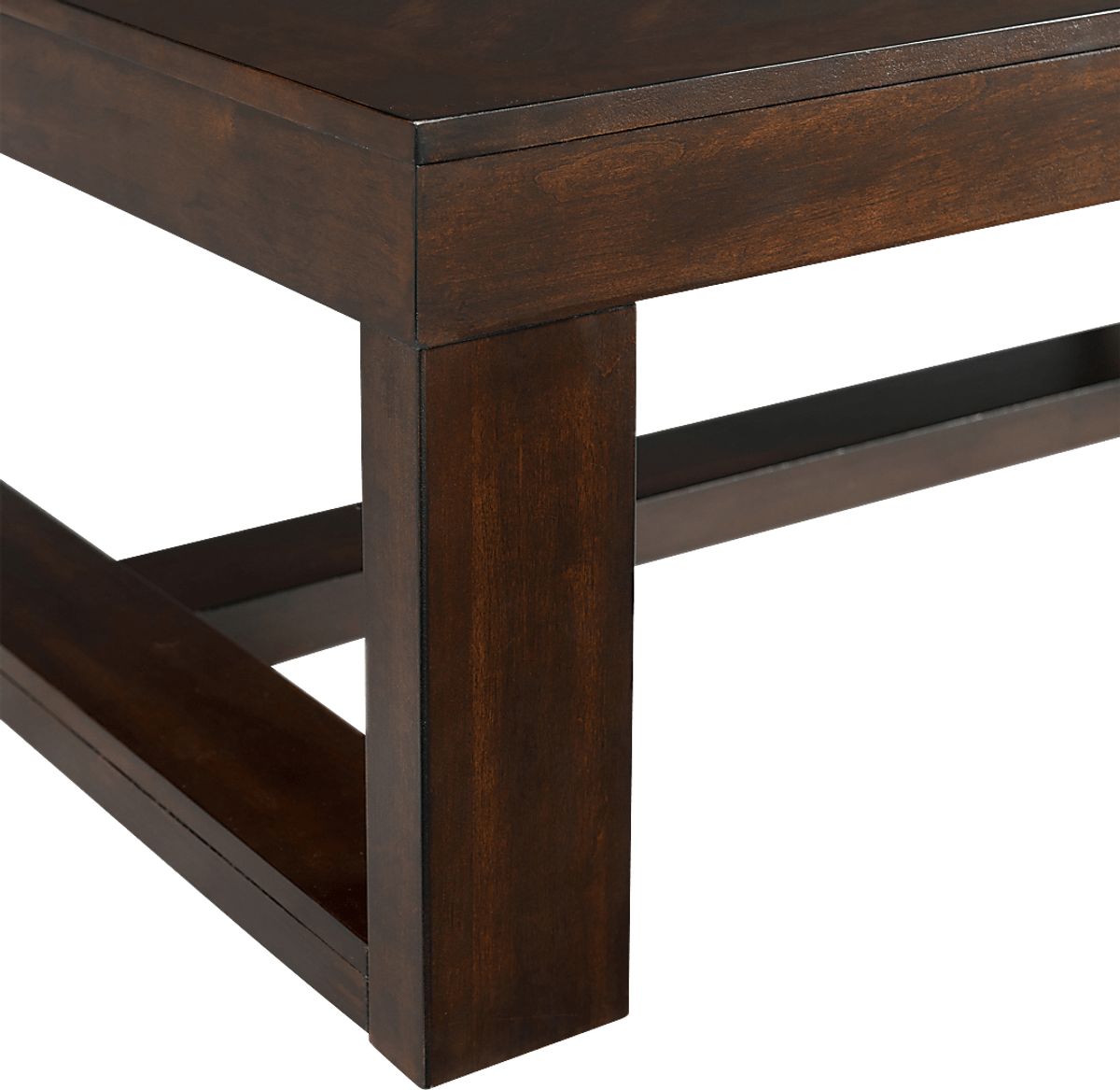 Marshex Cherry Dark Wood Cocktail Table | Rooms to Go