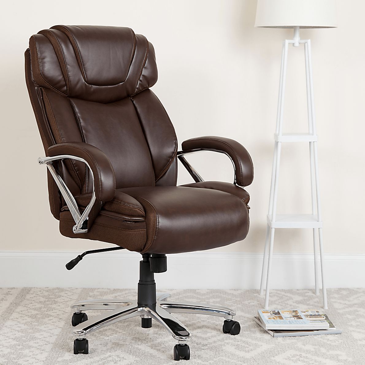 Marvin Brown Desk Chair - Rooms To Go