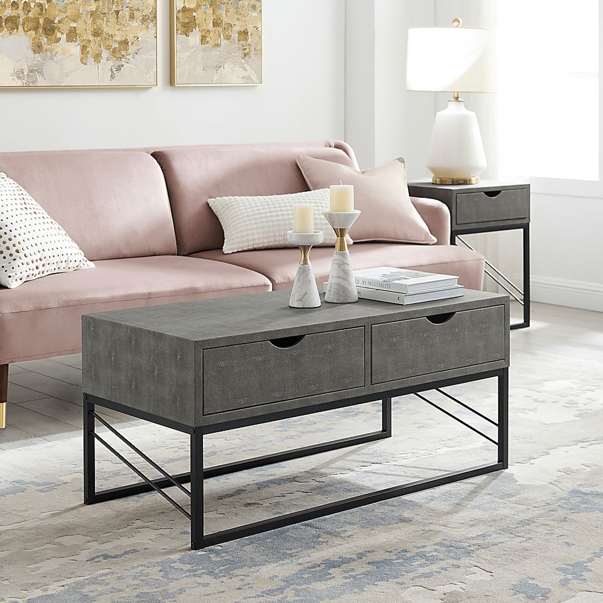 Marwill Gray Cocktail Table | Rooms to Go