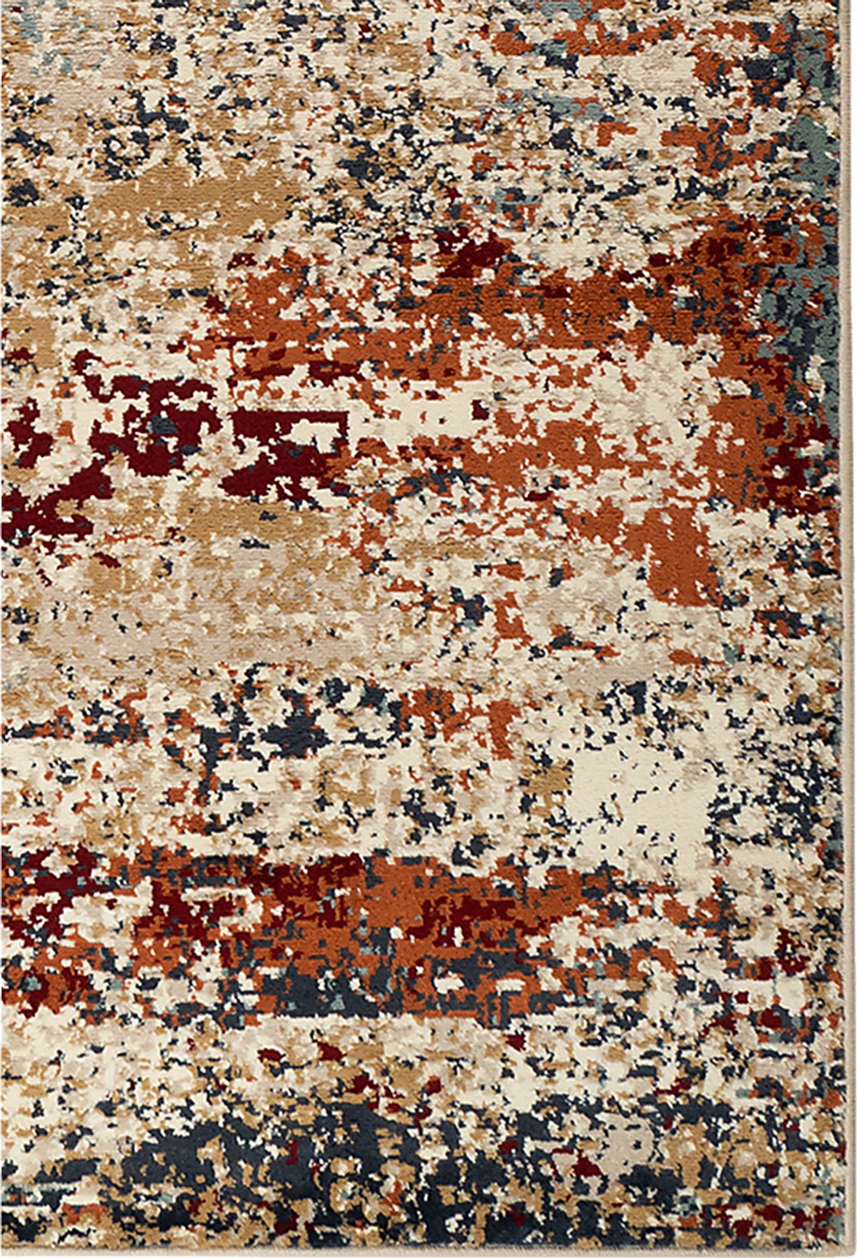 Matadosa Orange Orange,Red Rugs | Rooms to Go