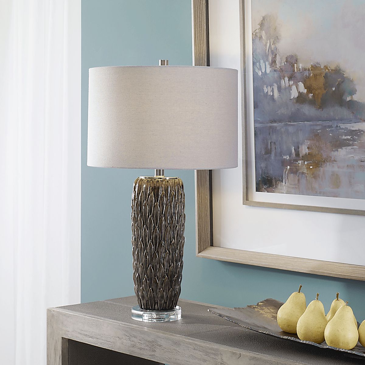 Mateo Farm Gray Table Lamp | Rooms to Go