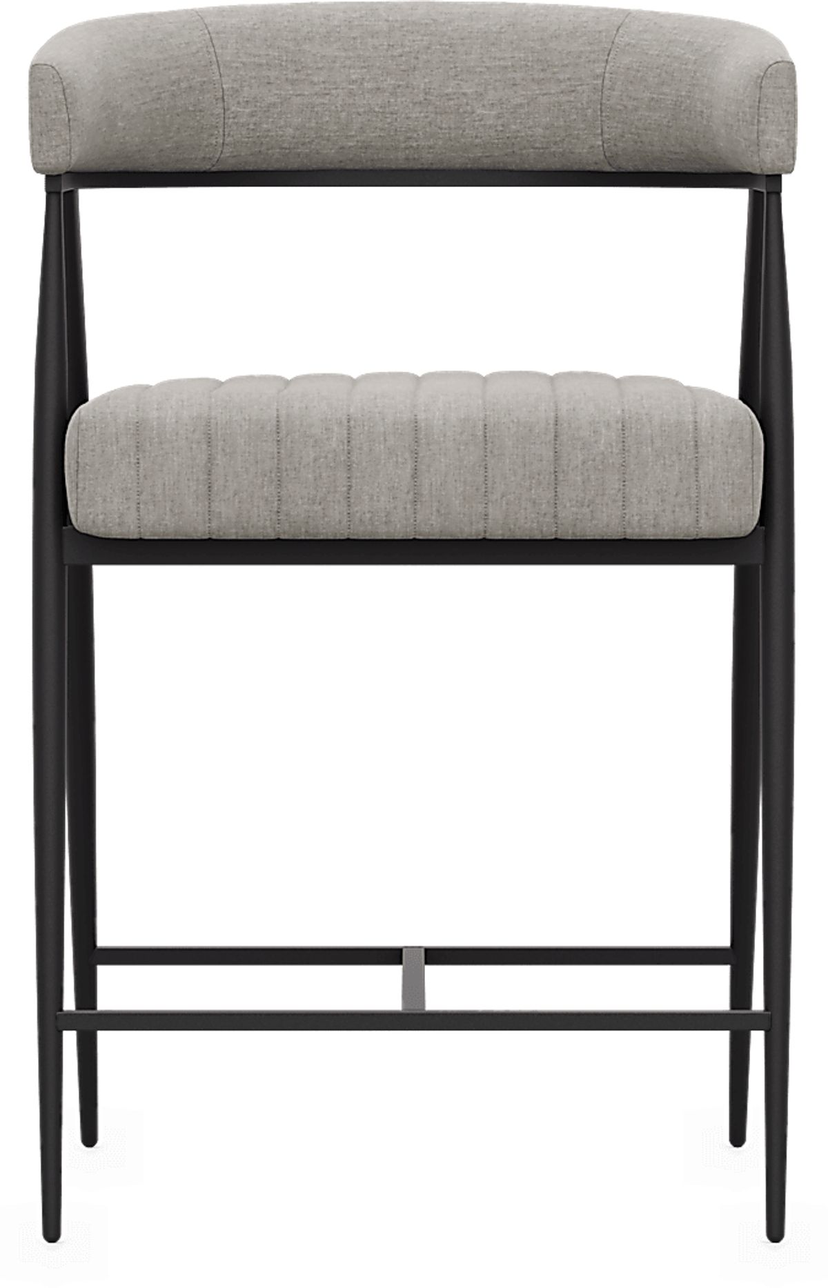 Mathis Black Black,Colors Gray Upholstered Counter Height Stool | Rooms ...