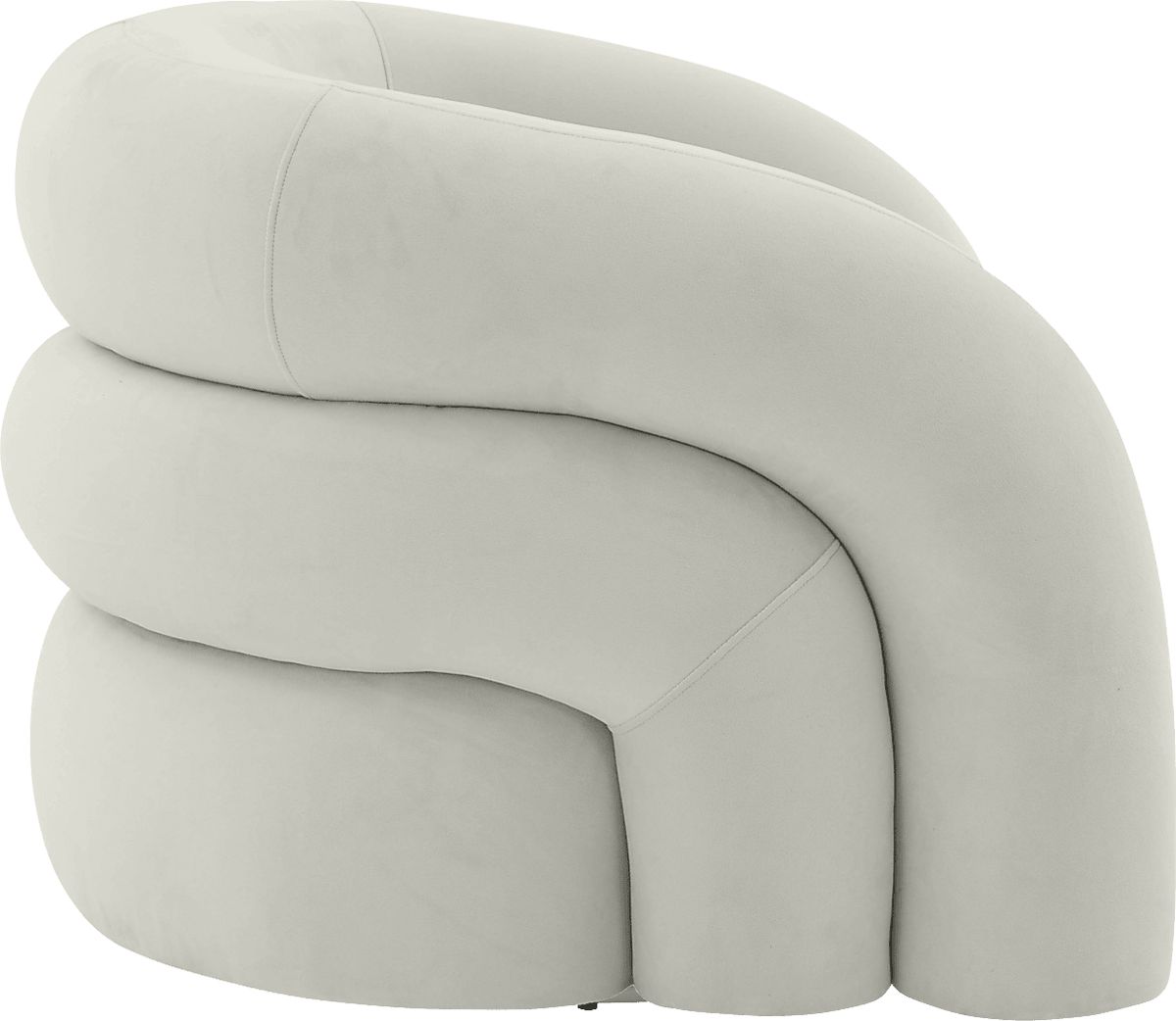Matthai Light Gray Polyester Fabric Accent Chair | Rooms to Go