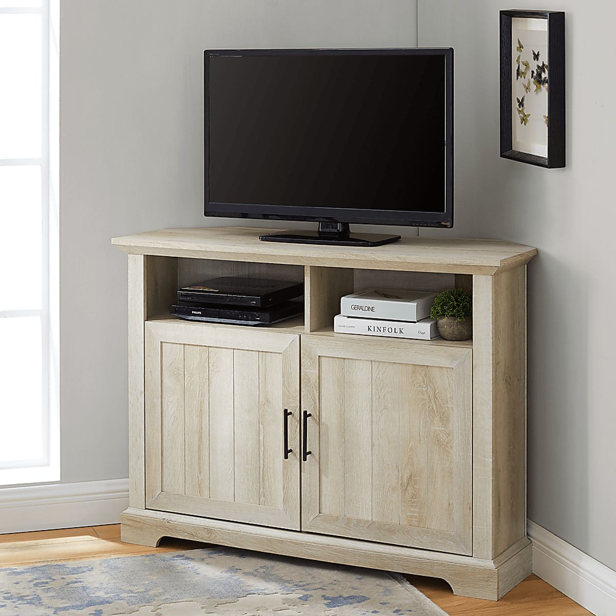 Mauldin White Colors,White 44" Console | Rooms to Go