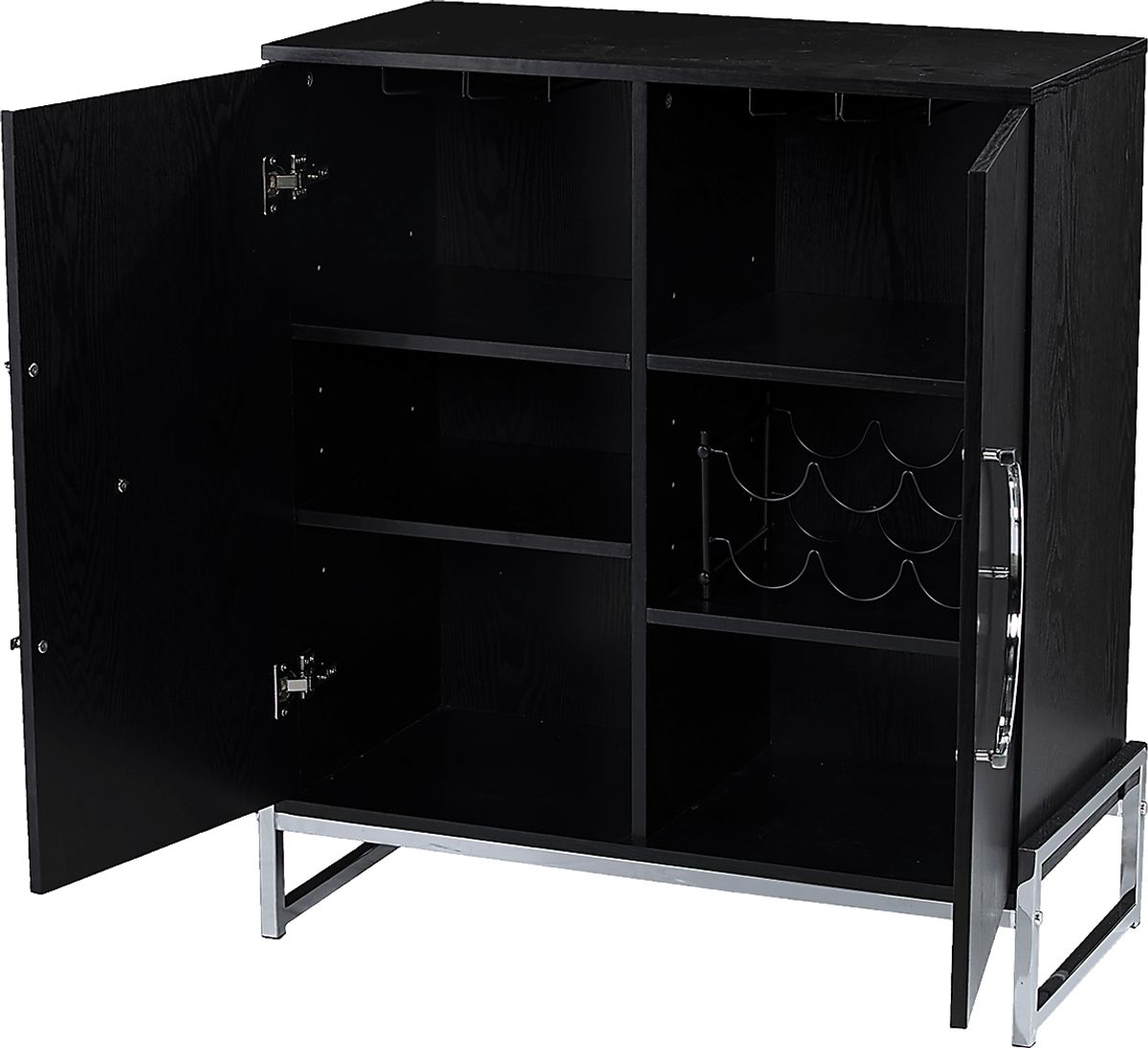 Mavelle Black Black,Colors Bar Cabinet | Rooms to Go