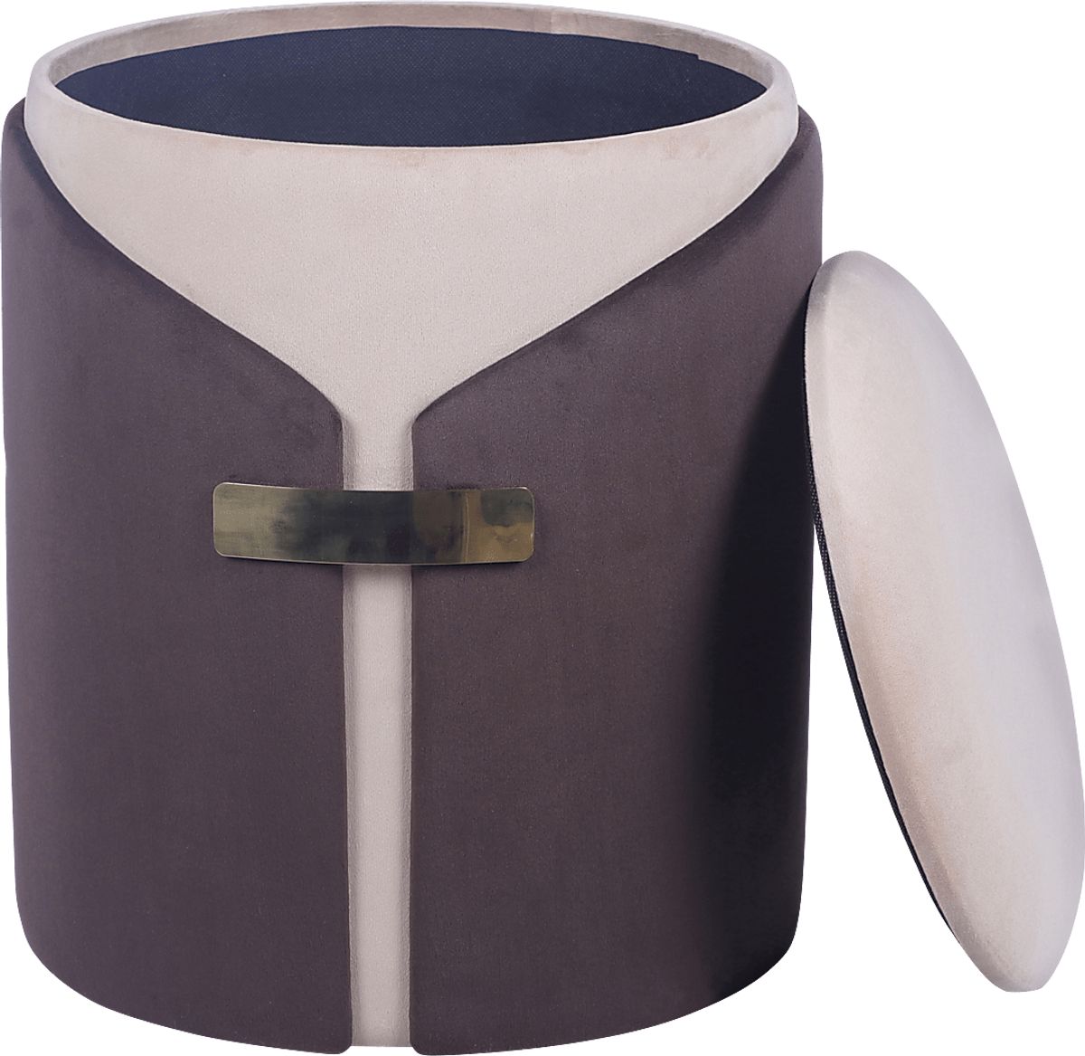 Mavri Brown Storage Ottoman | Rooms to Go
