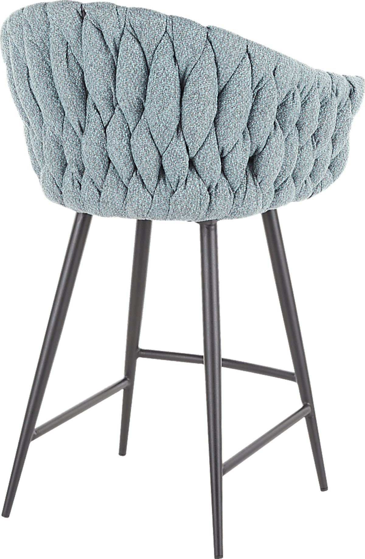 Maxine Lane Black Black,Colors Blue Coutner Height Stool | Rooms to Go