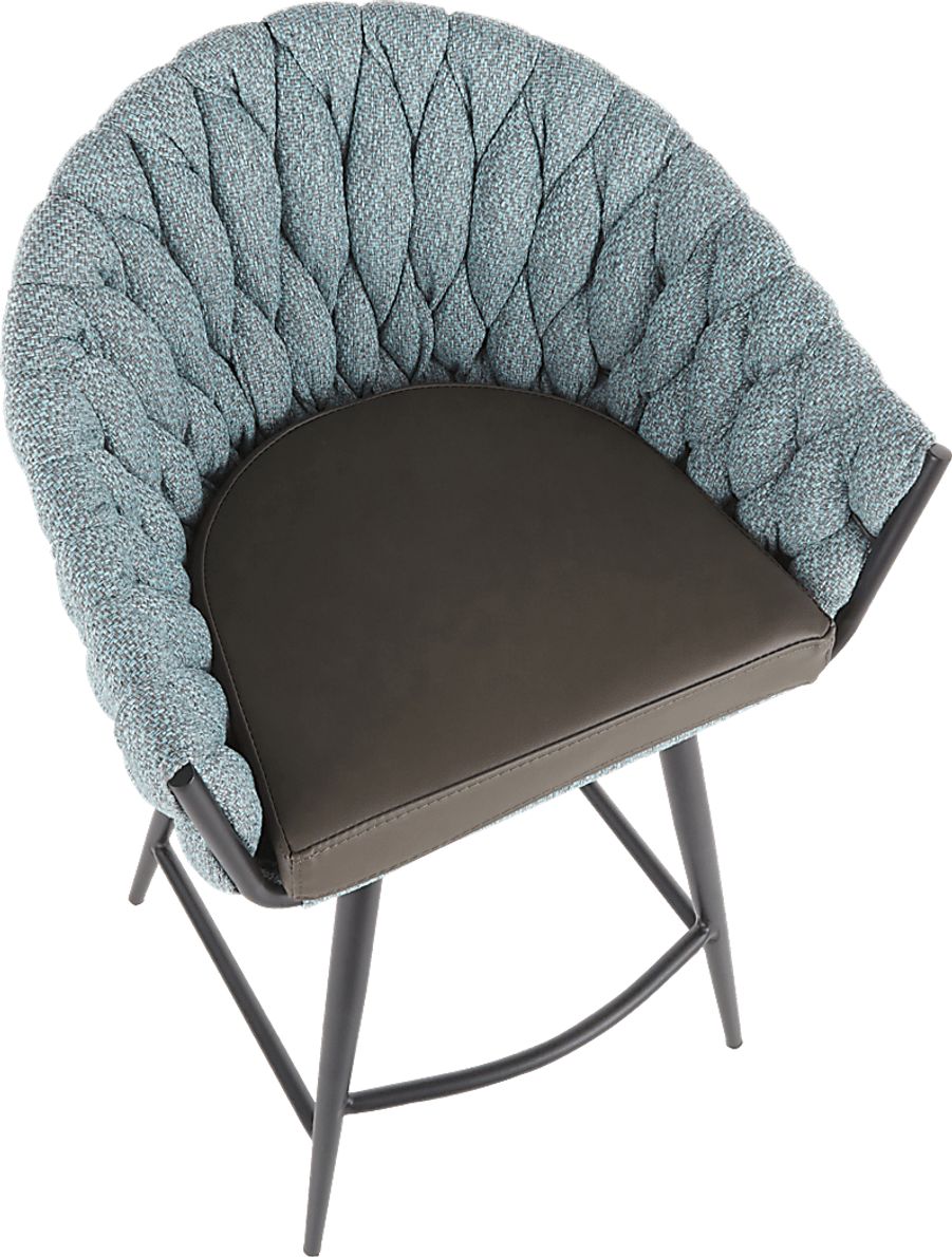 Maxine Lane Blue Counter Height Stool - Rooms To Go