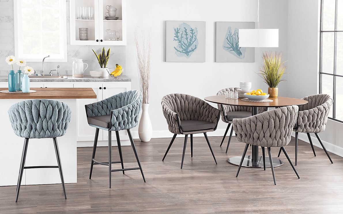 Maxine Lane Blue Counter Height Stool - Rooms To Go