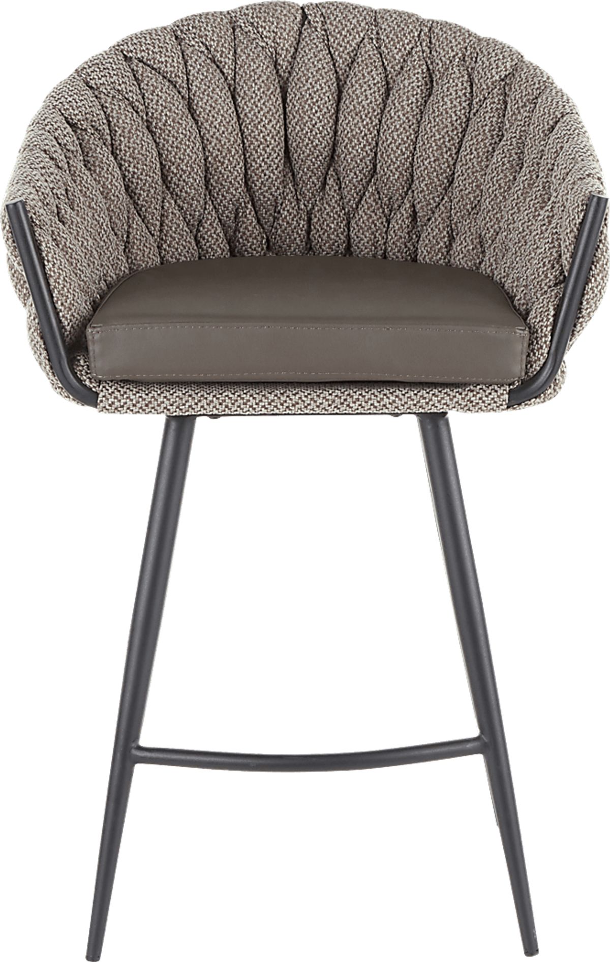 Maxine Lane Black Black,Colors Gray Coutner Height Stool | Rooms to Go
