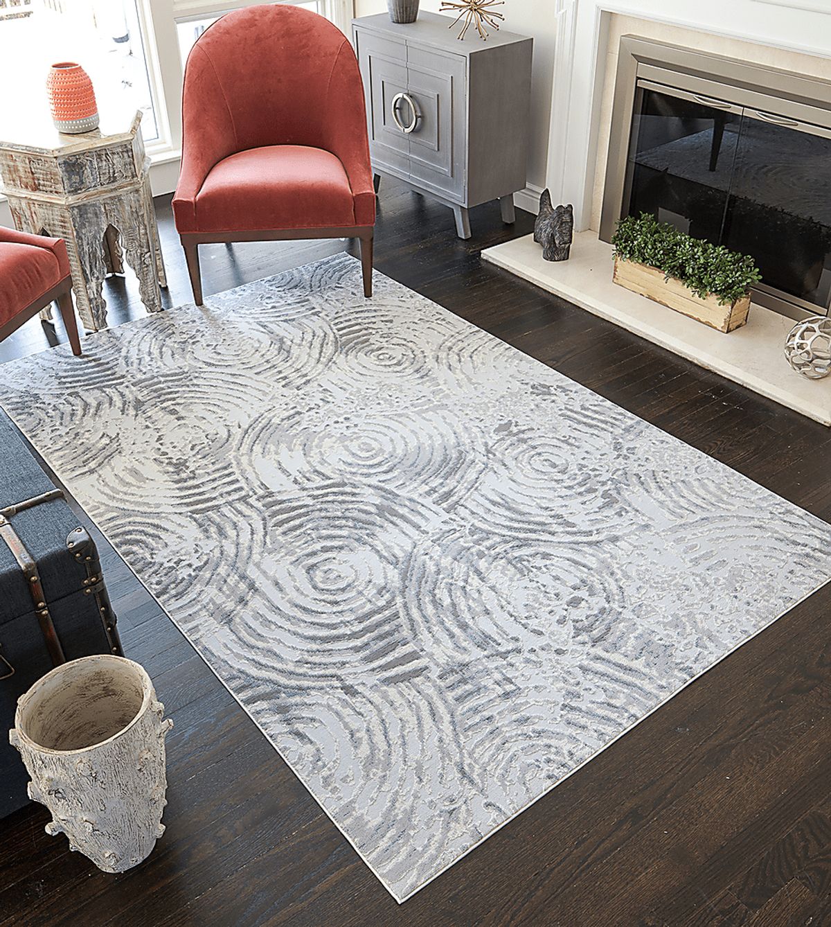 Cosmoliving White Rug | Rooms to Go