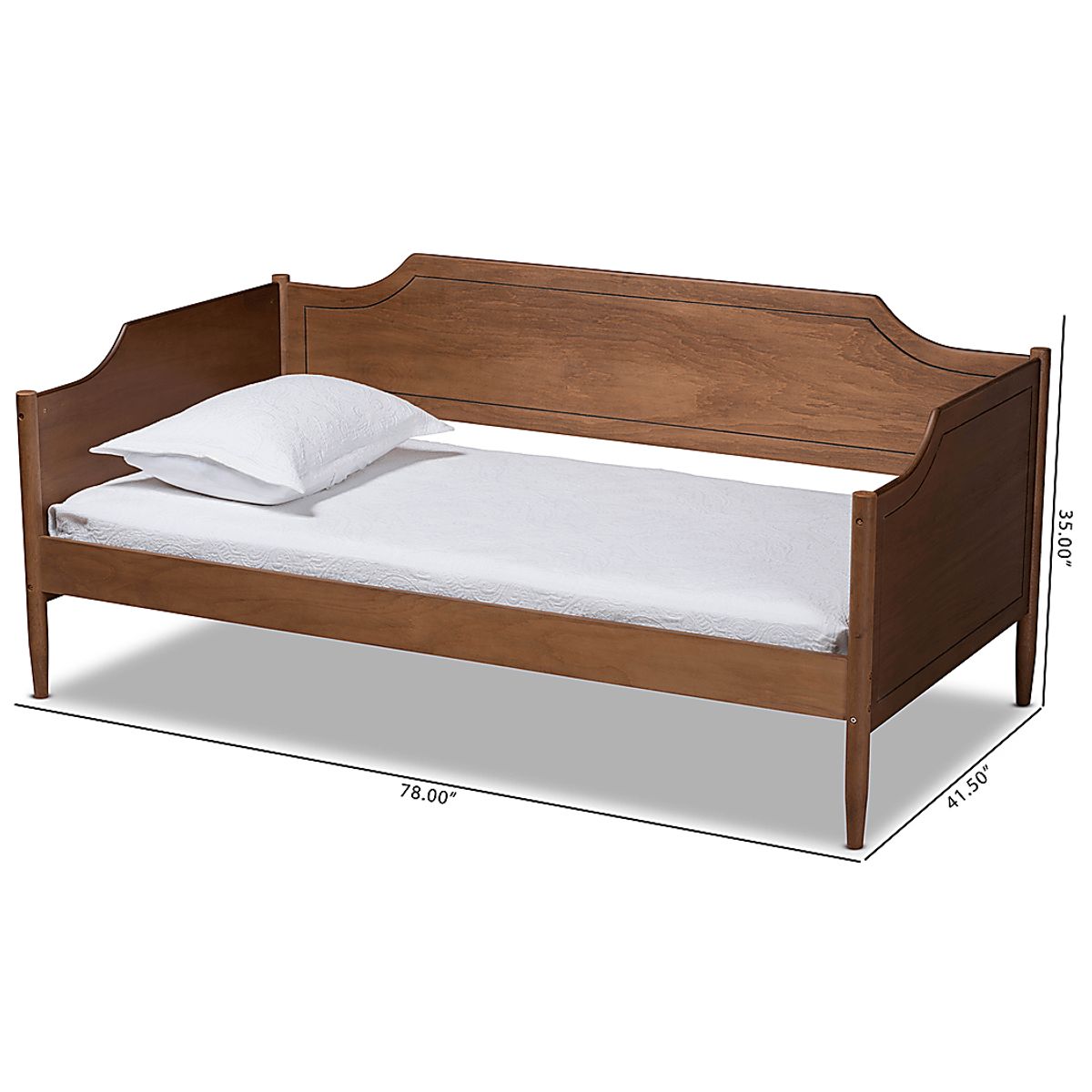 Mayfly Way Brown Dark Wood Daybed | Rooms to Go