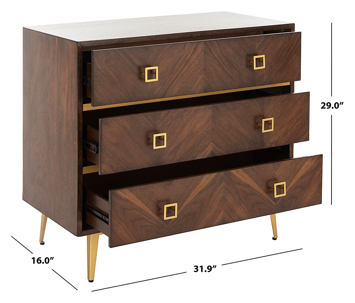 Mazyck Walnut Dark Wood Accent Cabinet | Rooms to Go