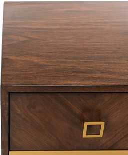 Mazyck Walnut Dark Wood Accent Cabinet | Rooms to Go