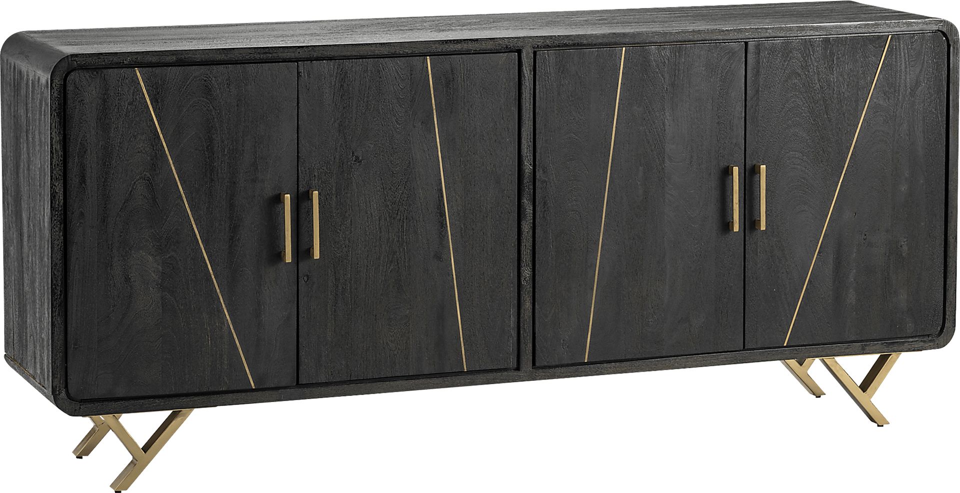 Mcclain Black Black,Colors Credenza | Rooms to Go