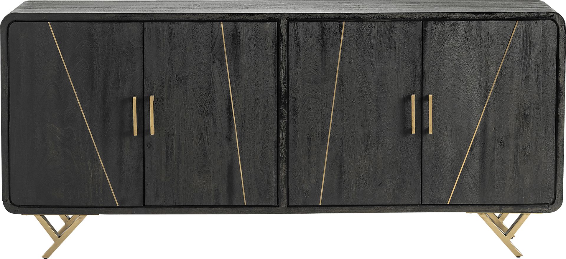 Mcclain Black Black,Colors Credenza | Rooms to Go