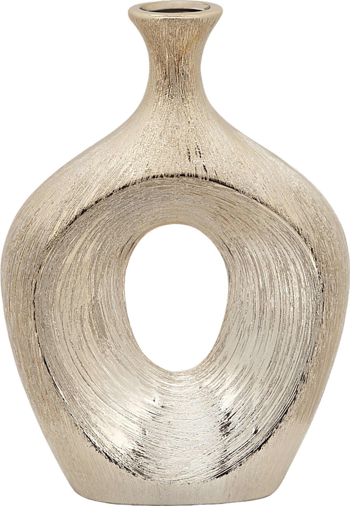 Mcclees Gold Colors,Metal Yellow Vase | Rooms to Go