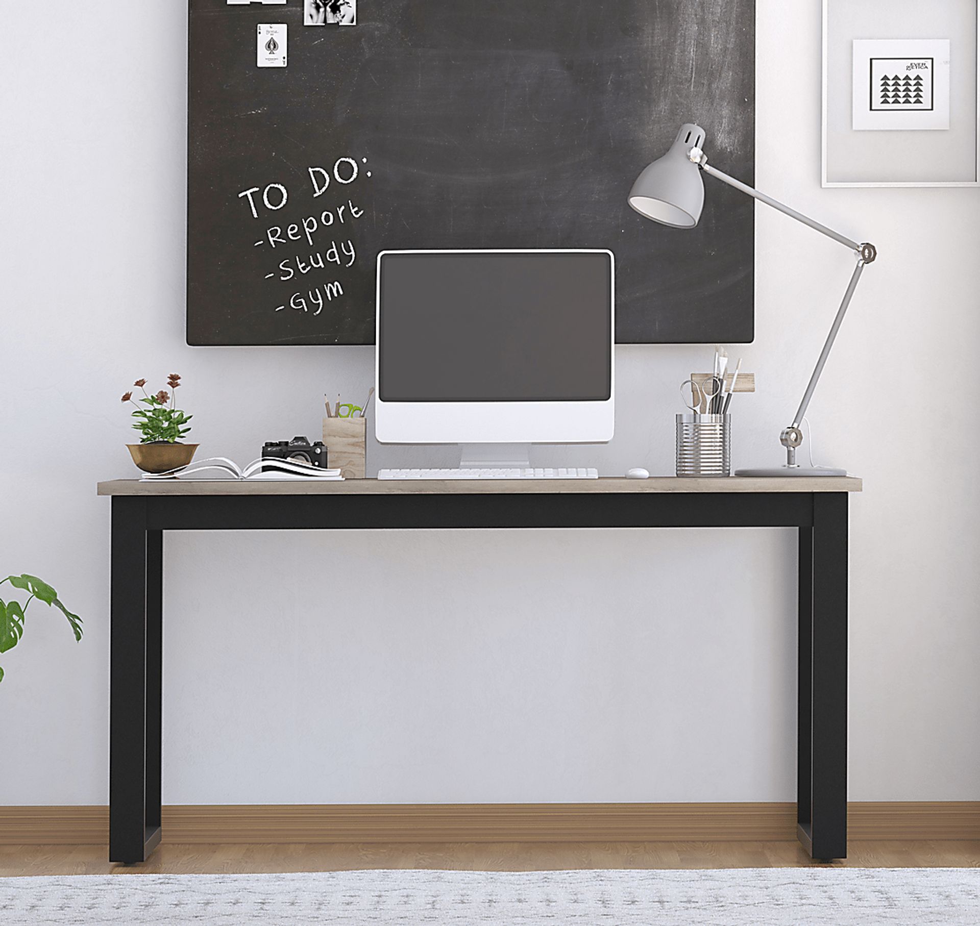 Mckelvey Gray Desk | Rooms to Go