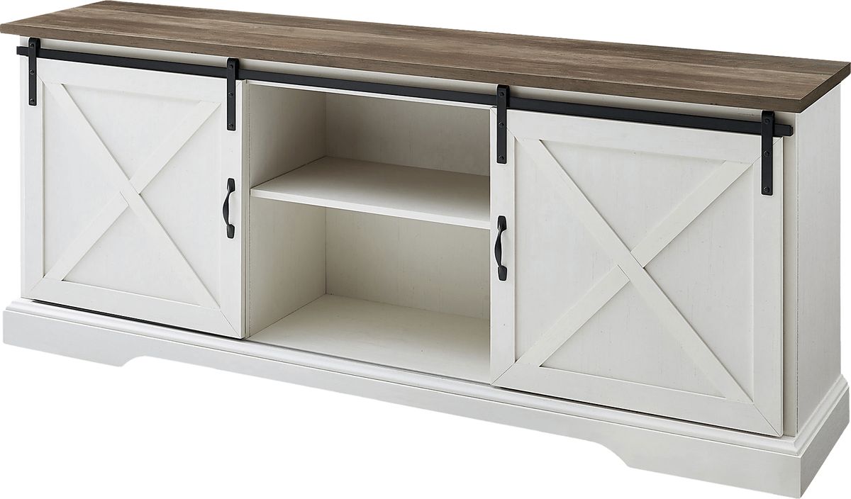 Meador White Colors,White 70" Consoles | Rooms to Go