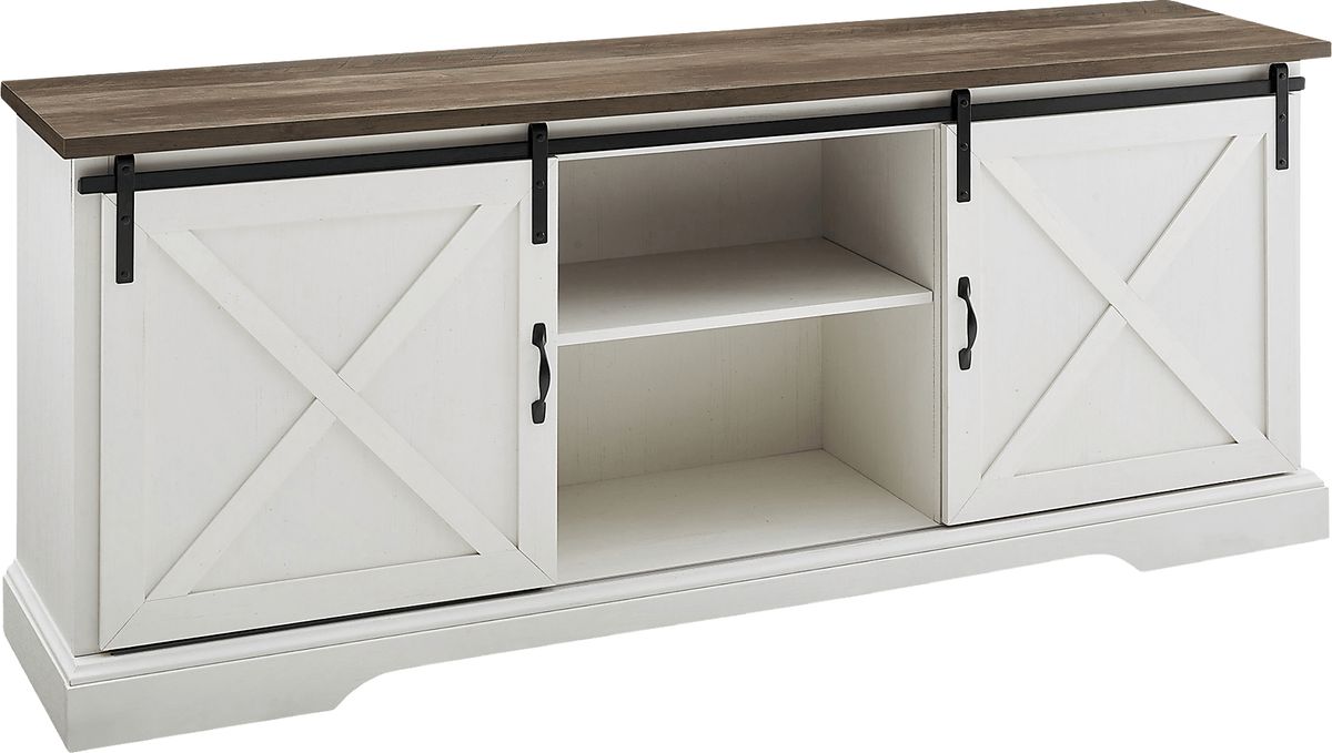 Meador White Colors,White 70" Consoles | Rooms to Go