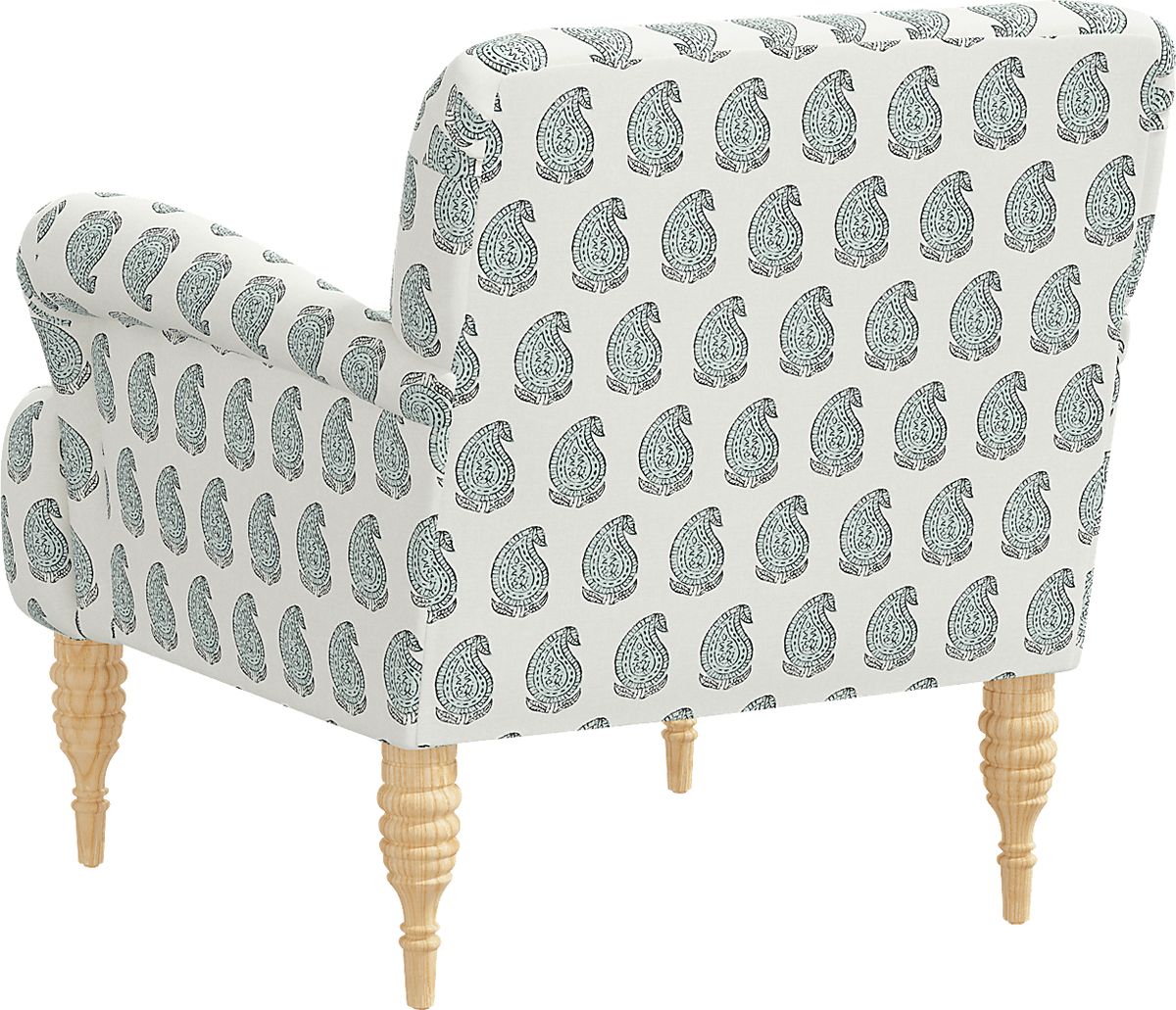 Meadow Breeze Sage Green Cotton Fabric Accent Chair | Rooms to Go