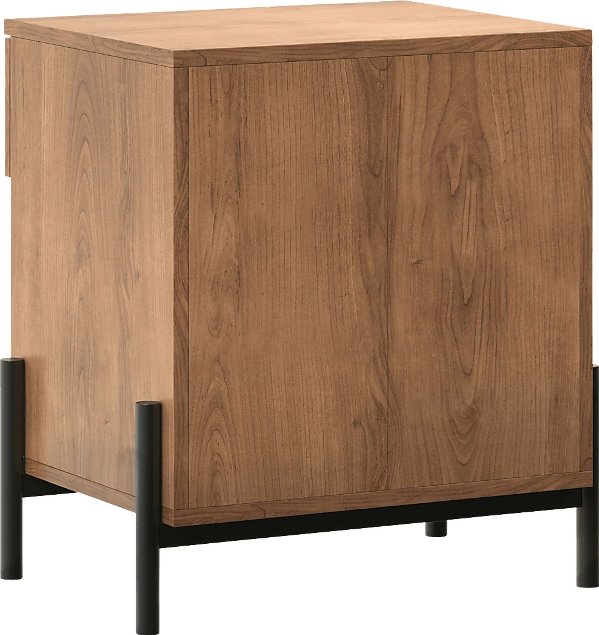 Megary Mocha Dark Wood Nightstand | Rooms to Go