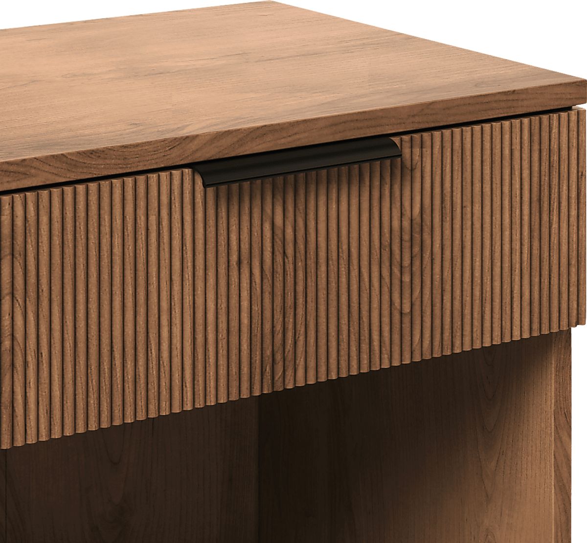 Megary Mocha Dark Wood Nightstand | Rooms to Go