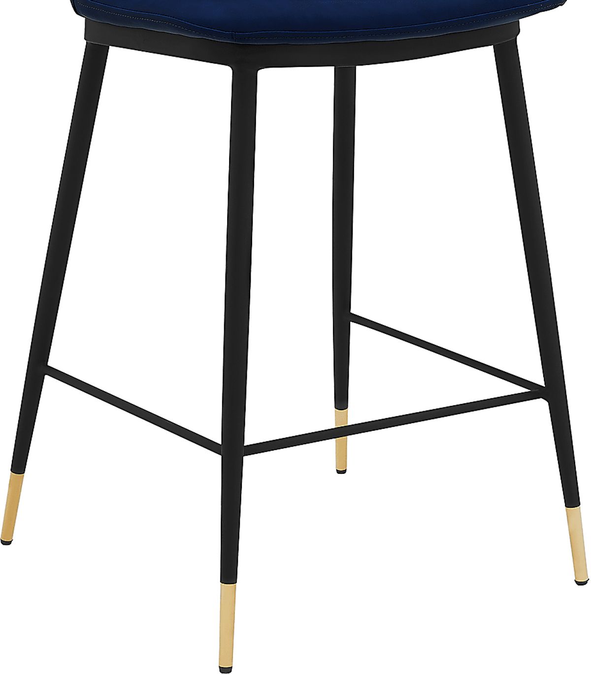 Melaina Black Black,Colors Dark Blue Polyurethane Fabric Counter Height ...