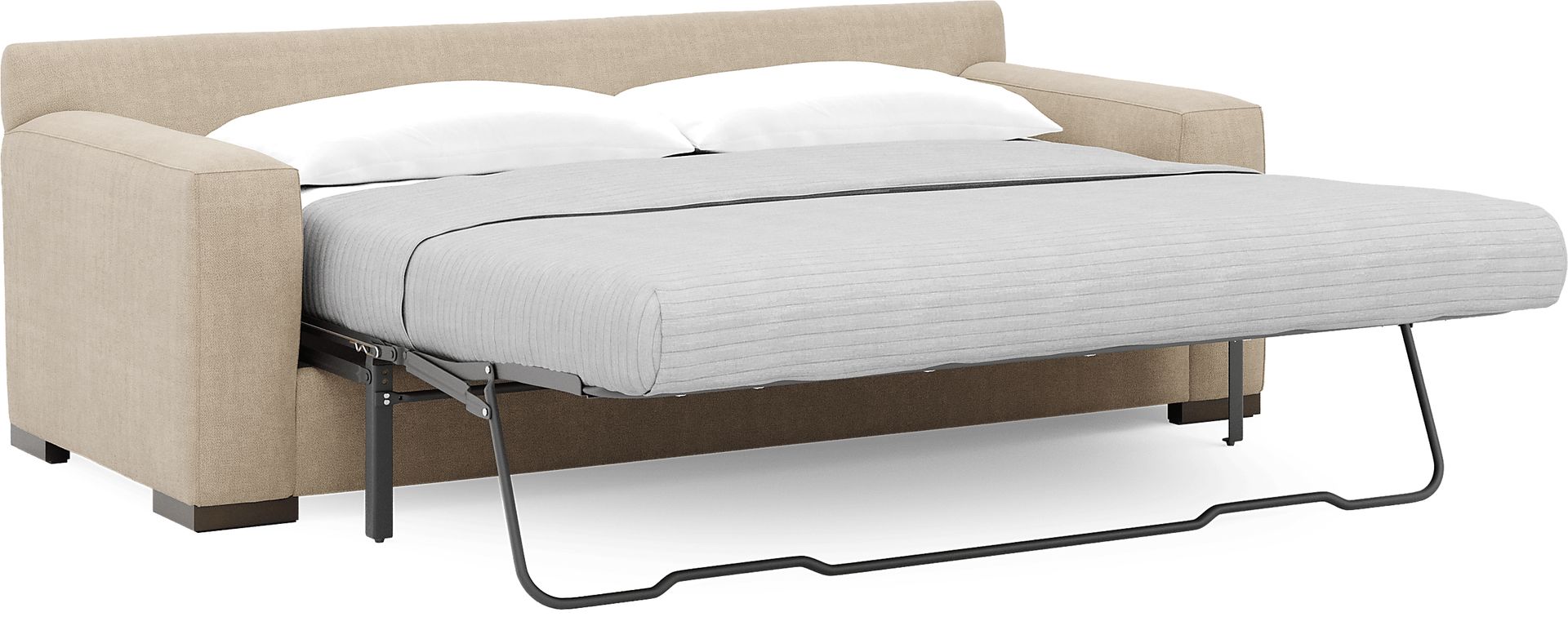 Drew & Jonathan Melbourne 7 Pc Beige Chenille Fabric Premium Sleeper ...