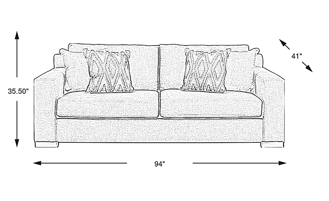 Drew & Jonathan Melbourne 3 Pc Beige Chenille Fabric Living Room Set ...