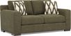 Drew & Jonathan Melbourne Olive Green Chenille Fabric Loveseat - Rooms ...