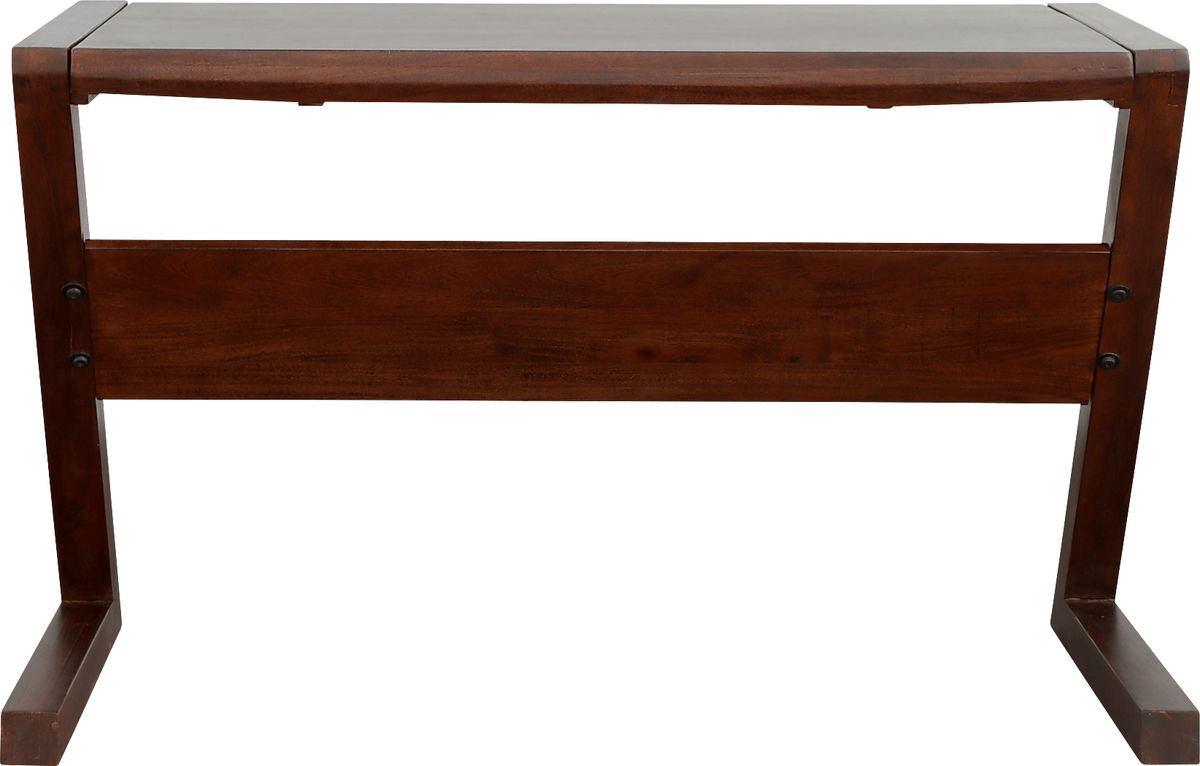 Melcat Brown Dark Wood Desk | Rooms to Go