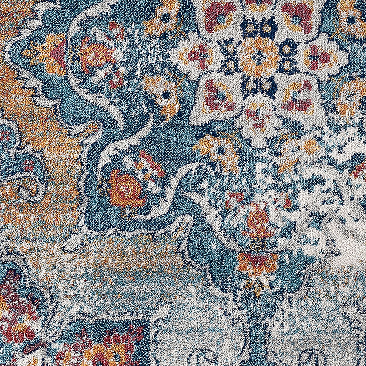 Melidon Orange Orange,Red Rugs | Rooms to Go