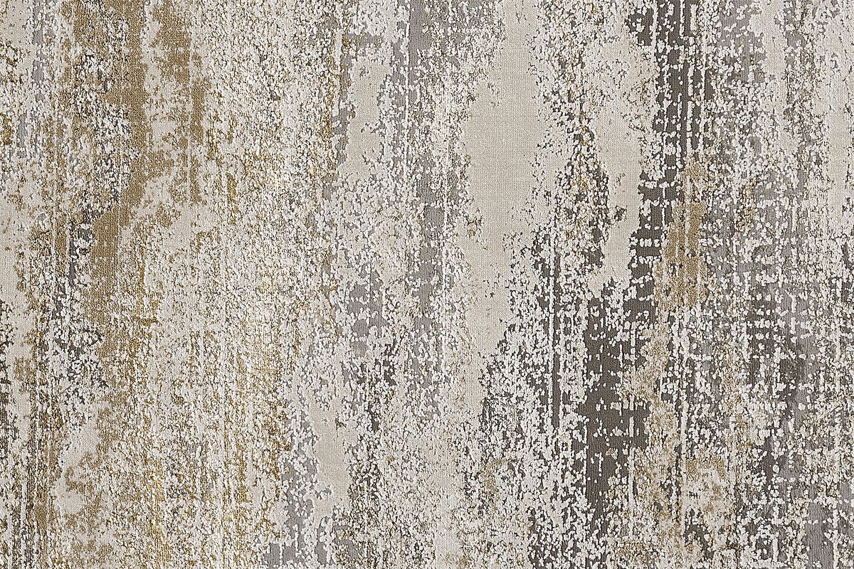 Melirane Gold,Gray,Ivory Beige,Gray,Yellow Rugs | Rooms to Go