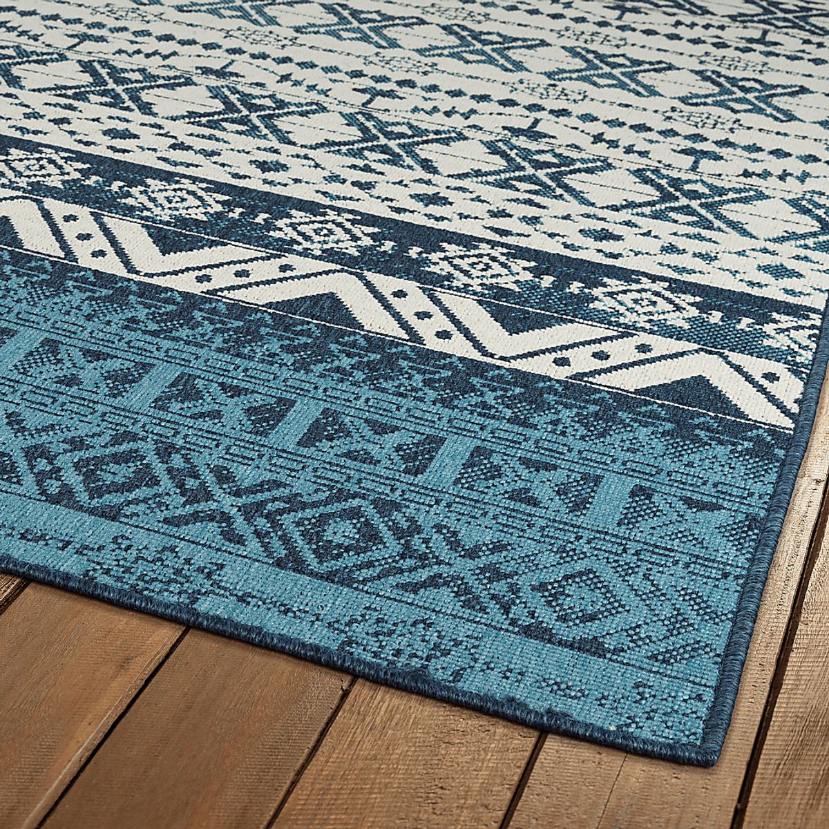 Melito Navy Blue Rugs | Rooms to Go