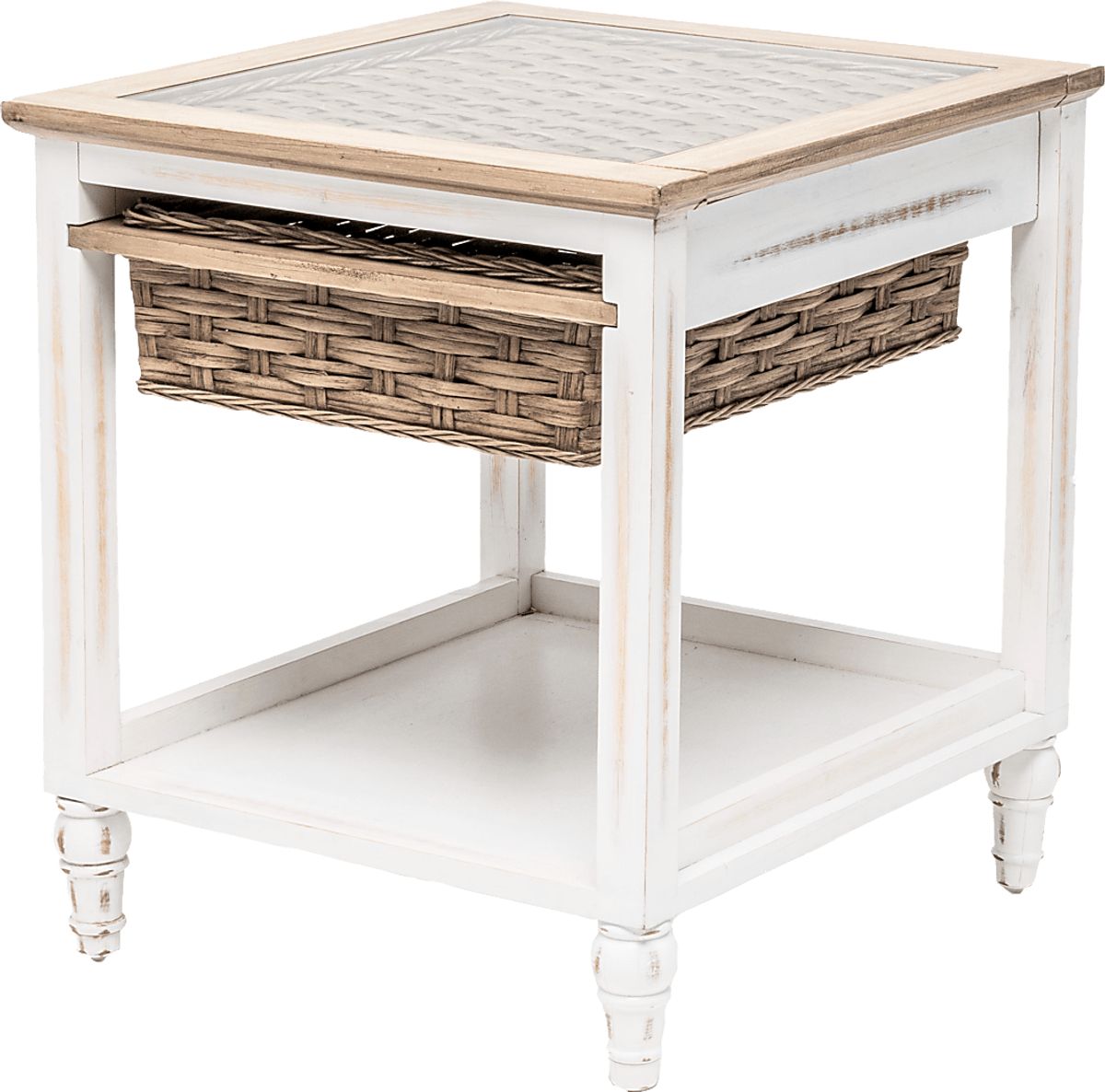 Melkre White Colors,White End Table | Rooms to Go