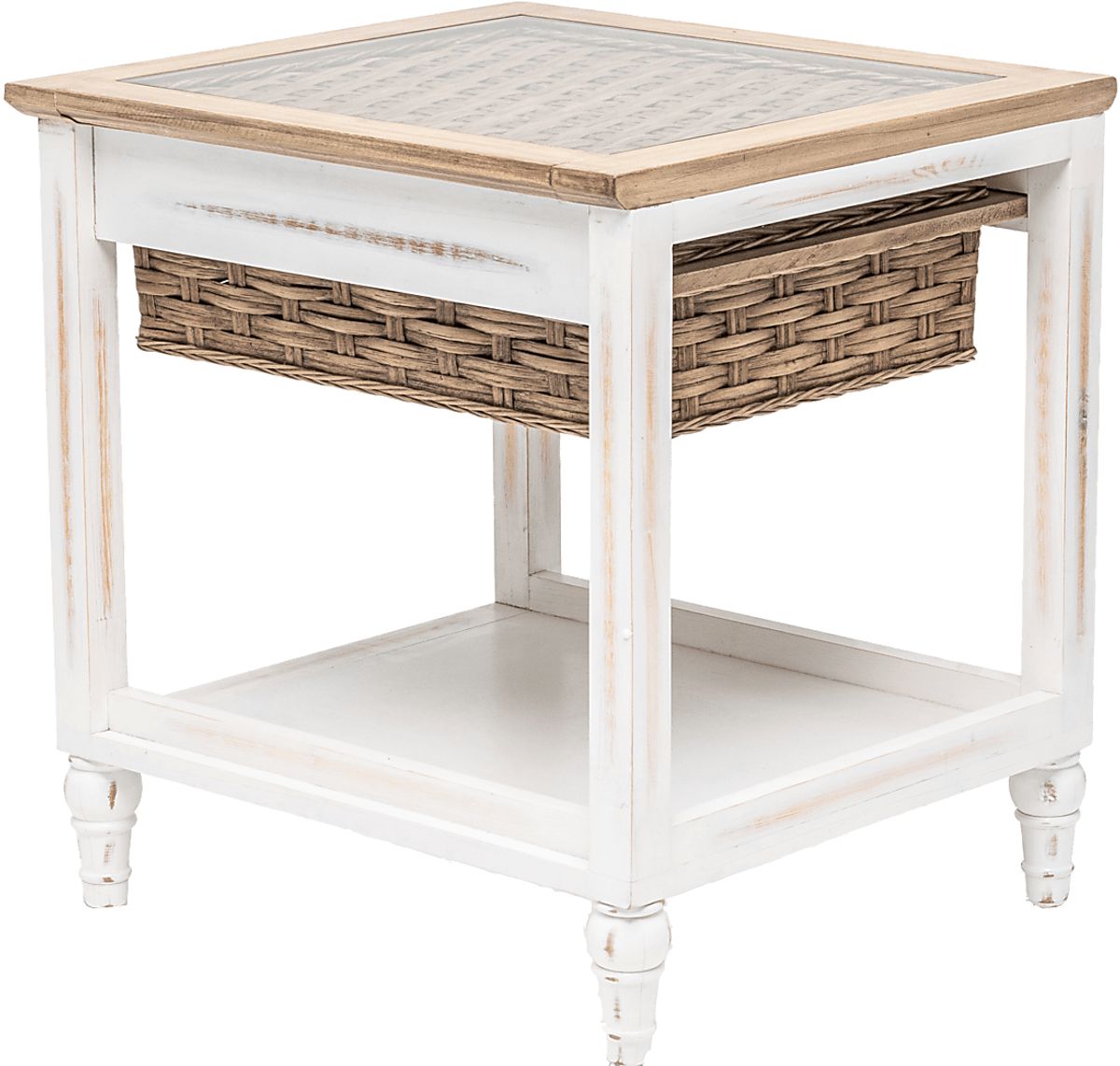 Melkre White Colors,White End Table | Rooms to Go