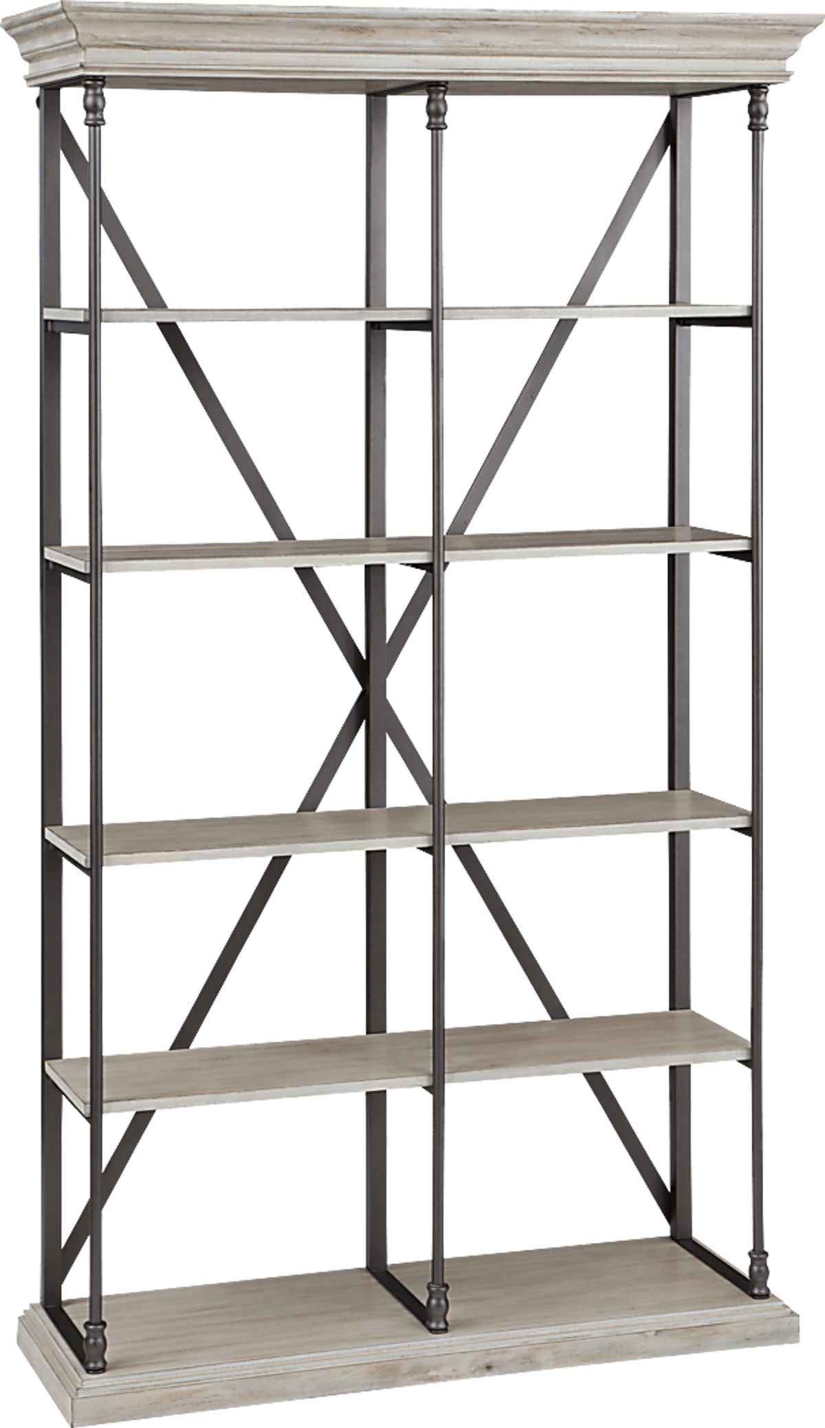 Mellinocket Brown Dark Wood Bookcase | Rooms to Go