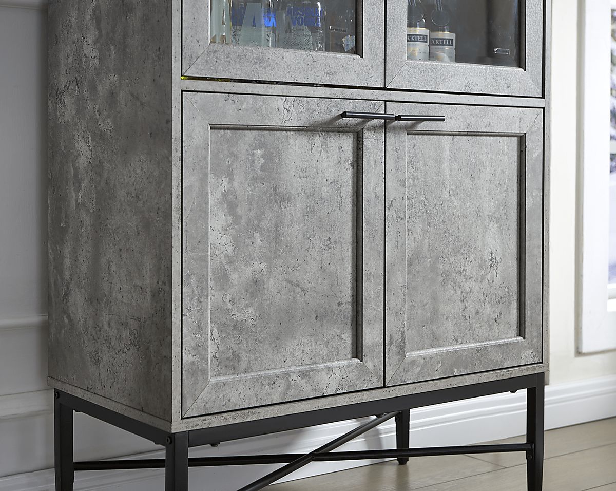 Mellodia Gray Server | Rooms to Go