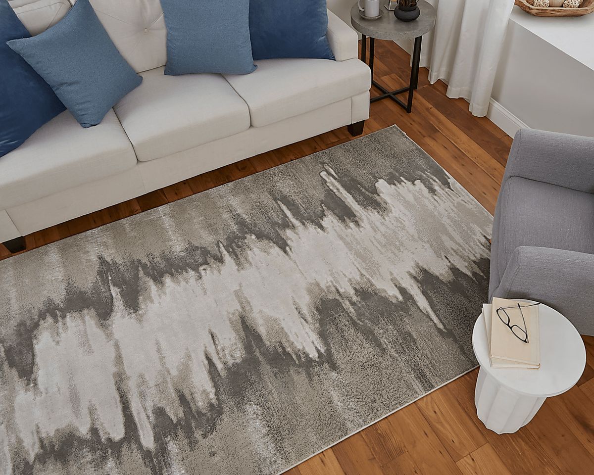 Mellonah Gray,Ivory,Taupe Beige,Gray Rugs | Rooms to Go