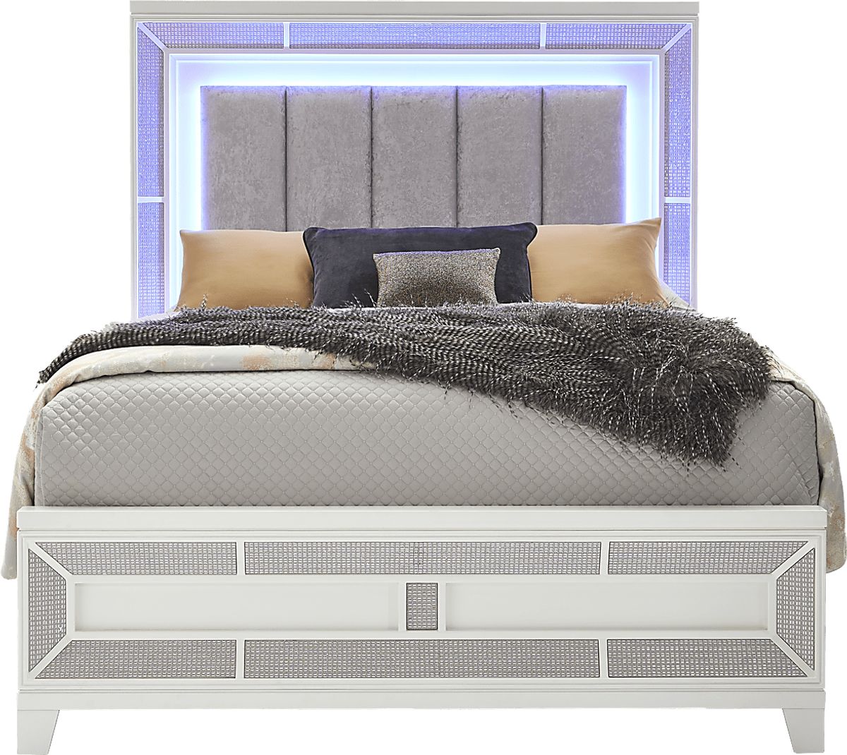 Melrose 7 Pc White Colors,White King Bedroom Set With Dresser, Mirror ... Melrose 7 Pc White Colors,White King Bedroom Set With Dresser, Mirror ...